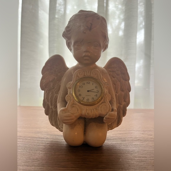 Accents | Angel Clock | Poshmark
